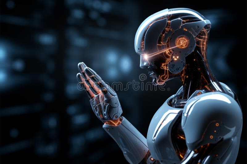 A Cyborgs Hand Interfaces with Virtual Reality Amid a Digital World ...