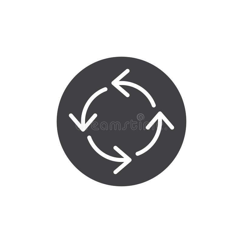 Cycle Update Symbol 3d Abstract Arrows Icon Design Template Vector ...