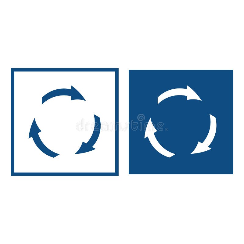 Cycle arrows icons stock vector. Illustration of icon - 174525550