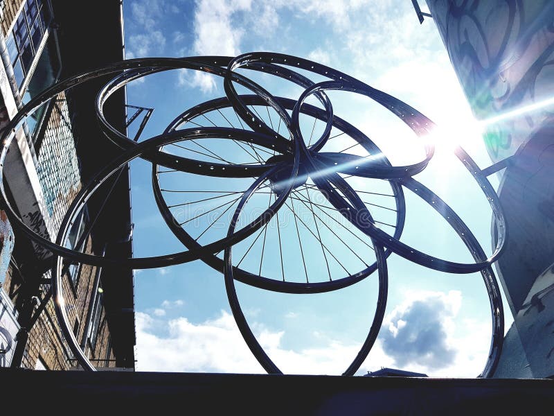 Cycle art stock image. Image of cycle, street, wheel - 125278295