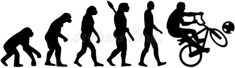 Cycle ball evolution stock vector. Illustration of football - 85850066