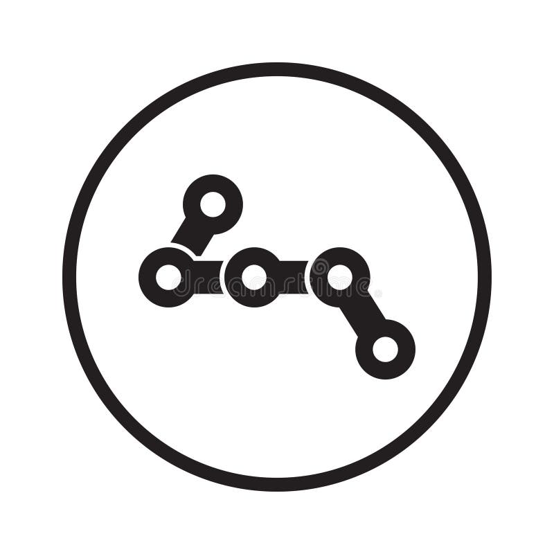 Cycle chain icon stock vector. Illustration of symbol - 262619113