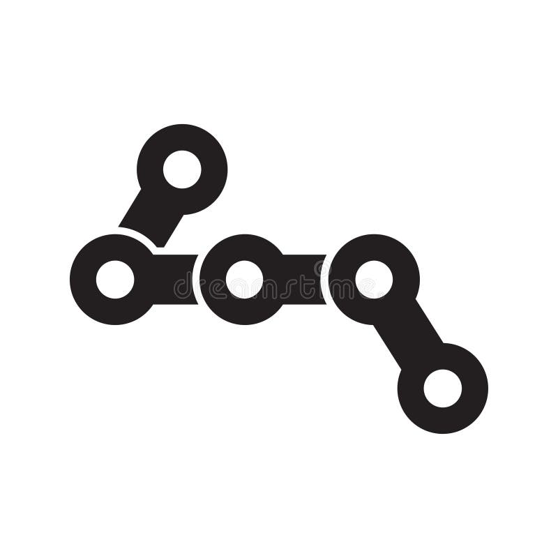 Cycle chain icon stock vector. Illustration of sign - 262619156