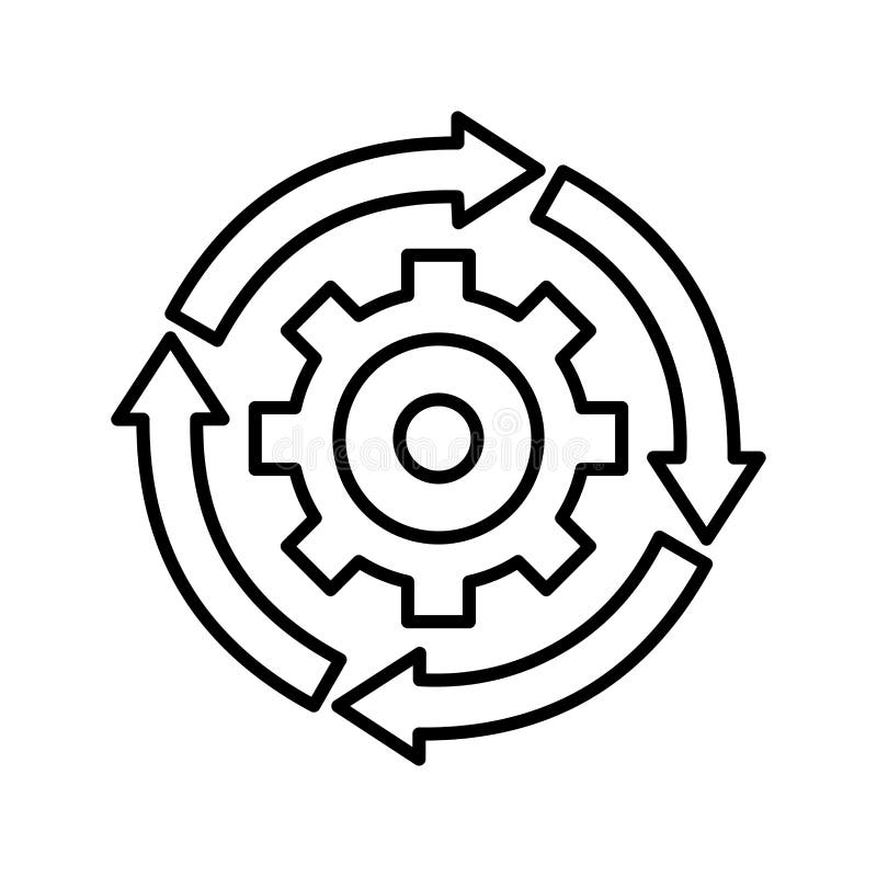 Cycle circle diagram stock vector. Illustration of color - 39303333