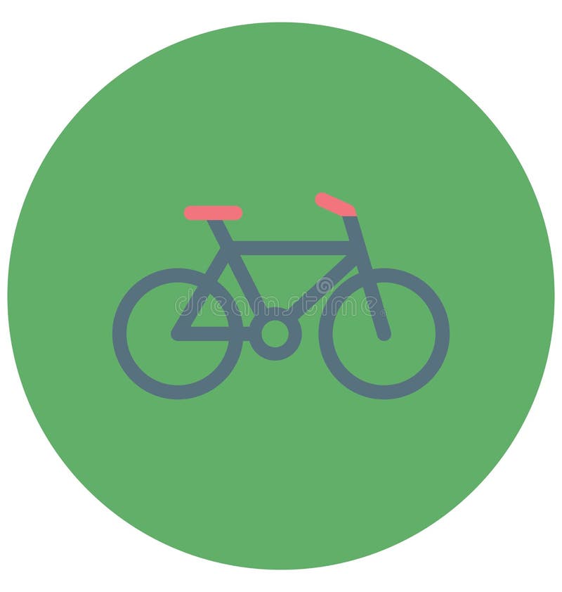 Cycle Color Illustration Vector Icon Stock Vector - Illustration of ...