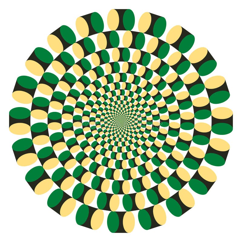Cycle De Rotation D'illusion Optique (vecteur) Illustration de Vecteur ...
