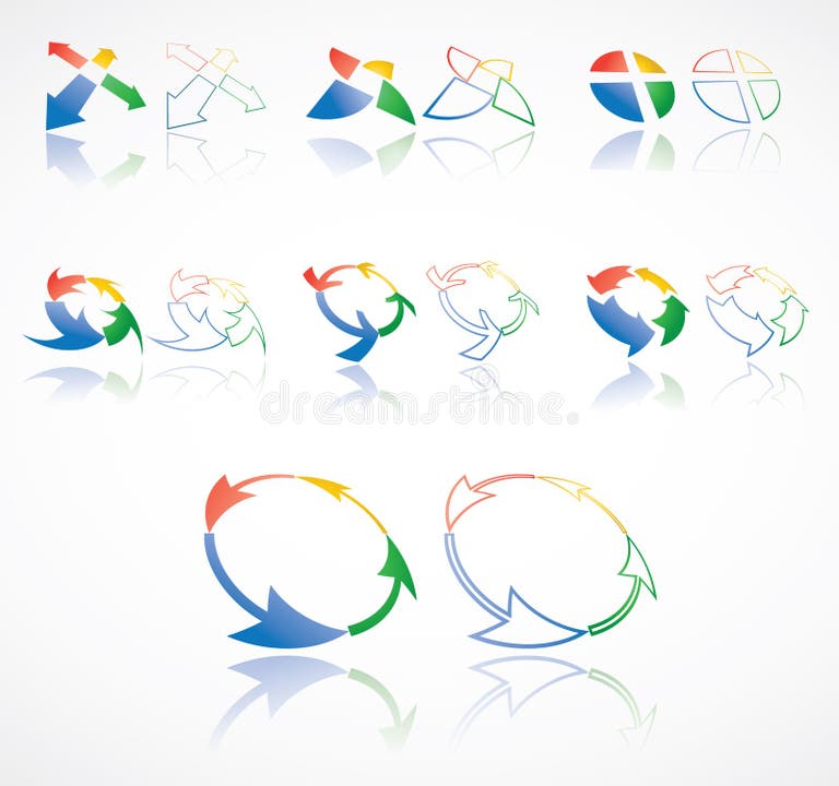 Cycle design elements stock illustration. Illustration of brand - 23050176