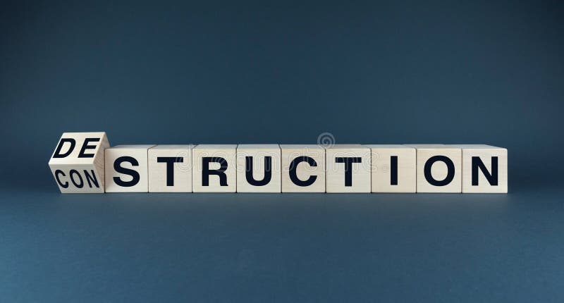 The Cycle of Destruction and Construction Stock Image - Image of ...