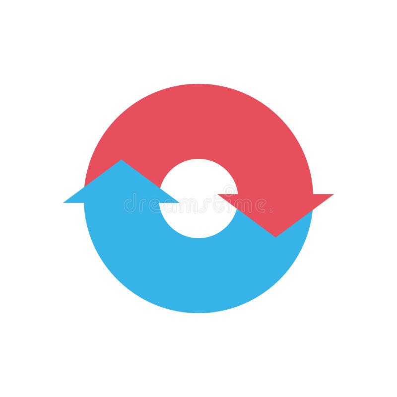 Cycle diagram with 3 steps stock vector. Illustration of green - 114923853