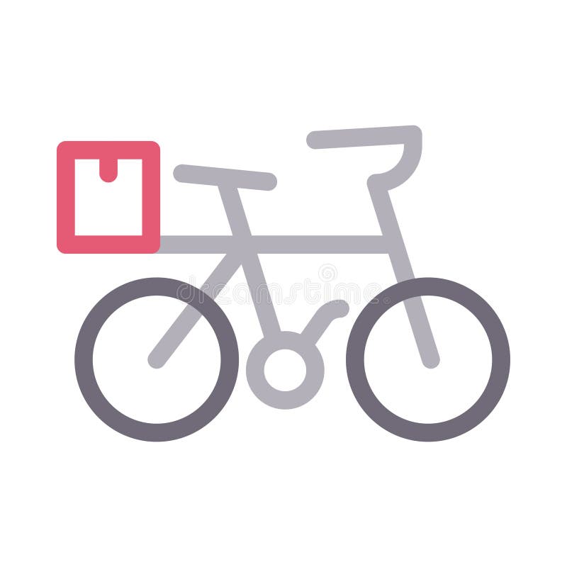 Cycle Colour Line Vector Icon Stock Vector - Illustration of basket ...