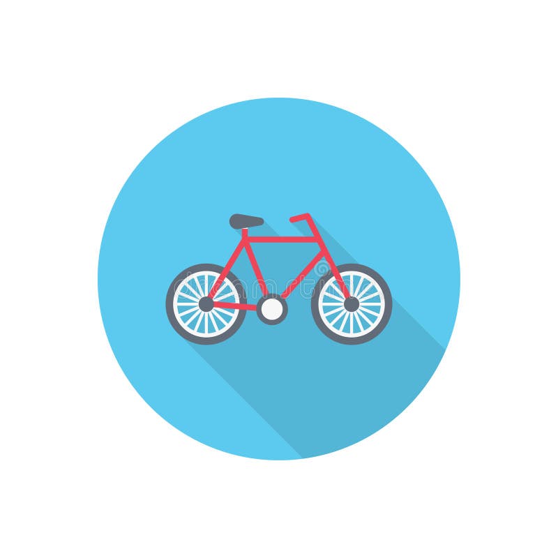Cycle Vector Flat Color Icon Stock Vector - Illustration of shape ...