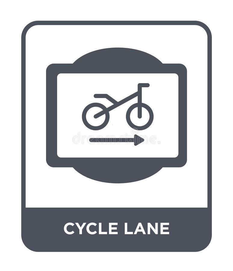 Cycle Lane Sign Transparent Icon. Cycle Lane Sign Symbol Design Stock ...