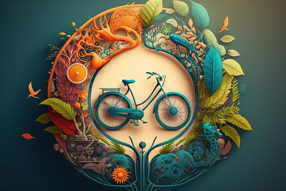 Cycle of Life with Psychological Problems in Boho Style, Created with ...