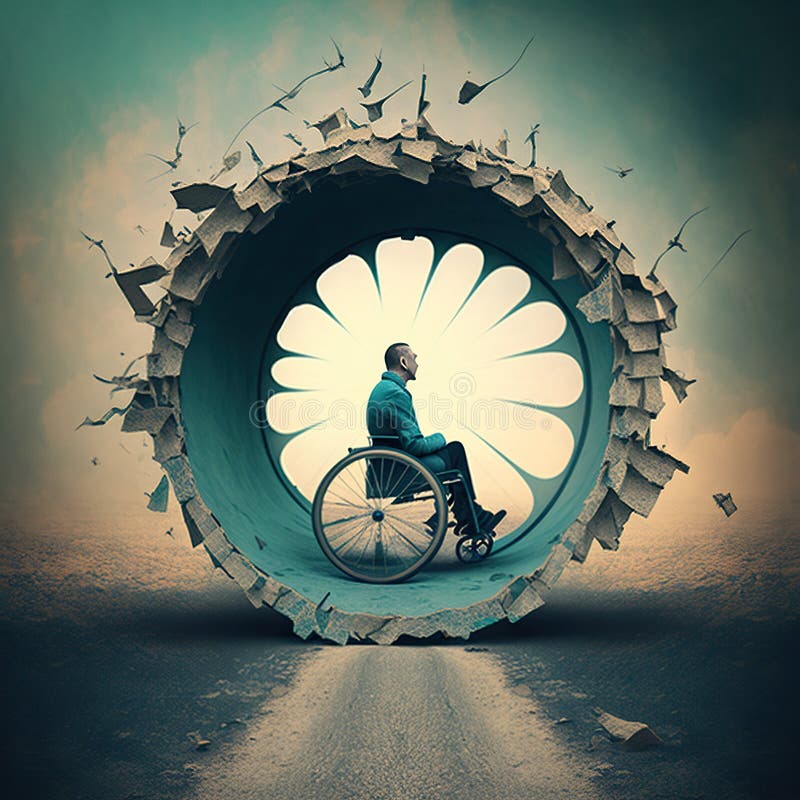 Cycle of Life with Psychological Problems, Created with Generative AI ...