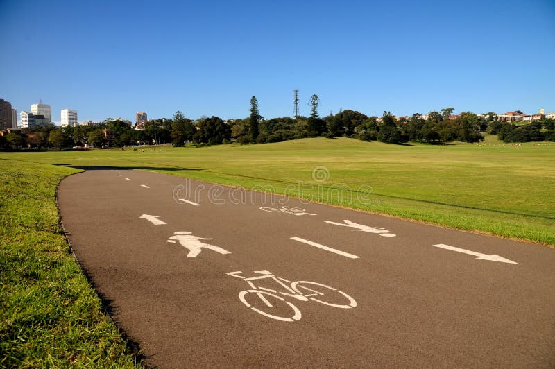 Cycle Path stock photo. Image of pavement, shared, bicycle - 8904322