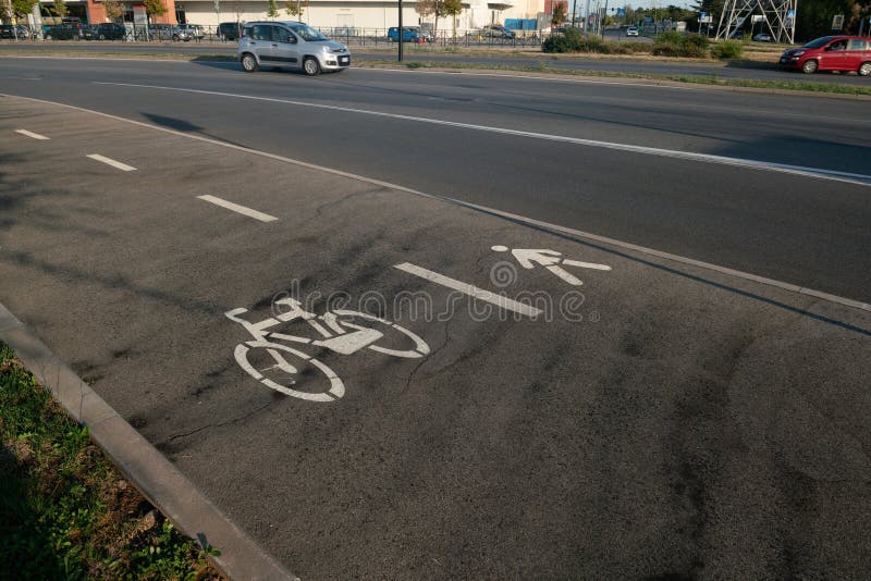 Cycle Path with an Area Dedicated To those Who Walk, Run or Walk ...