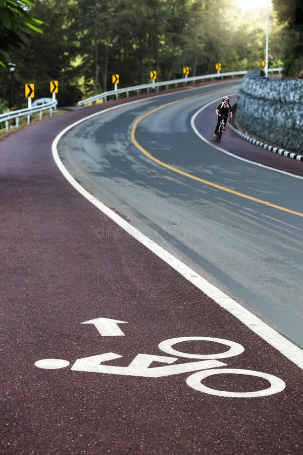 Cycle path stock image. Image of freedom, sports, running - 50740875