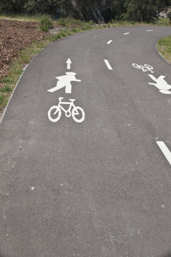 Cycle path sign stock photo. Image of bike, city, green - 16569928