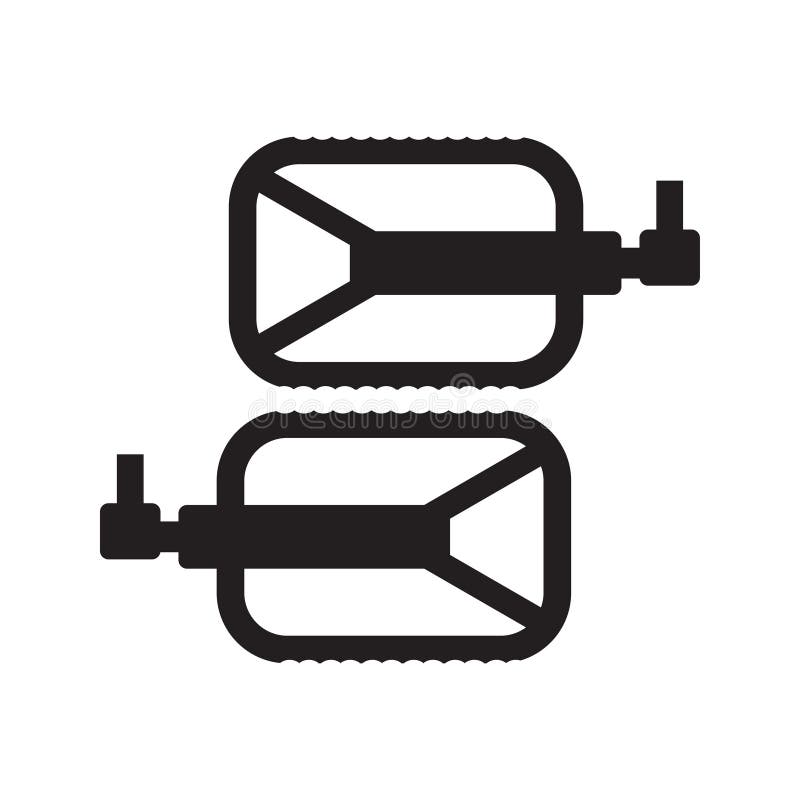 Cycle pedal icon stock vector. Illustration of sign - 262619159