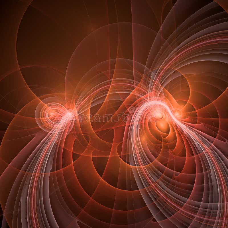 The Cycle of Quantum Field stock illustration. Illustration of optical ...