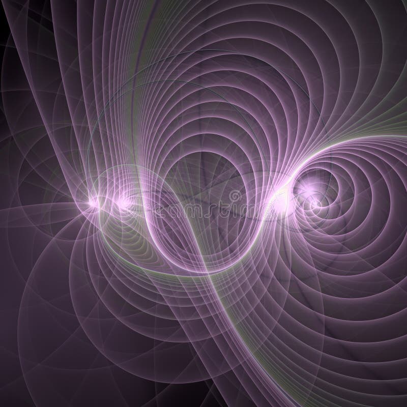 The Cycle of Quantum Field stock illustration. Illustration of ...