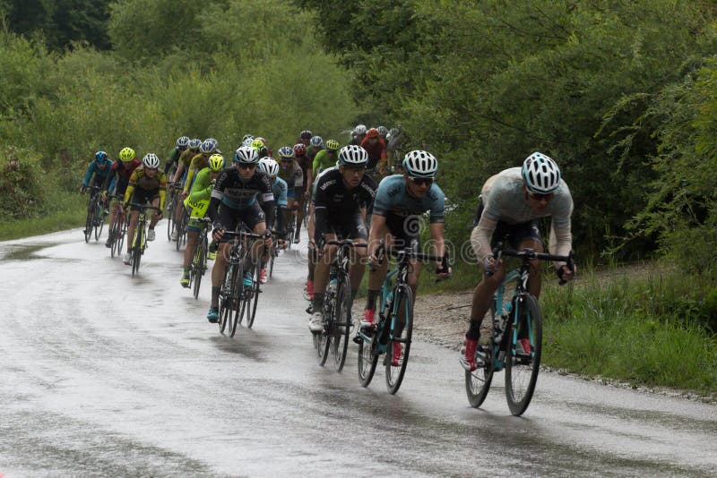 Cycle race editorial stock photo. Image of immune, rain - 56130063