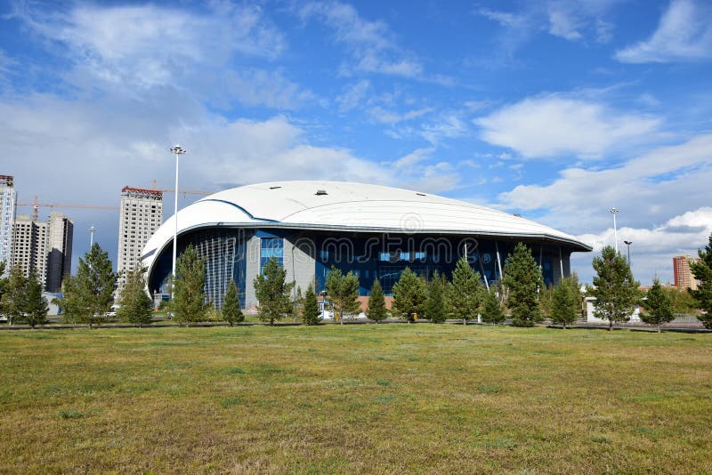 Football Stadium ASTANA ARENA in Astana Editorial Stock Image - Image ...
