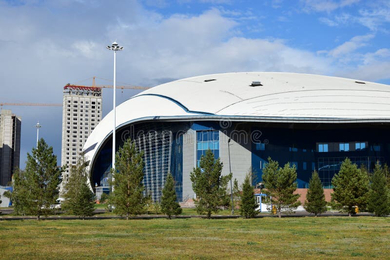 Football Stadium ASTANA ARENA in Astana Editorial Stock Image - Image ...