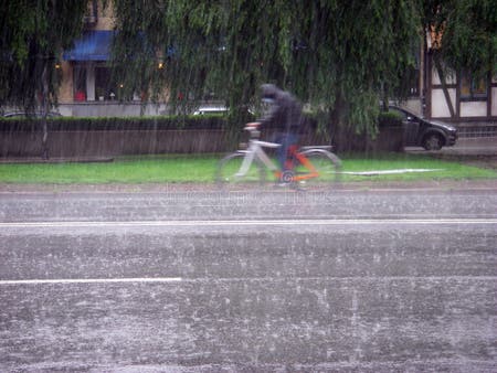 Cycle of Rain stock photo. Image of speed, adversity, wheels - 1675546