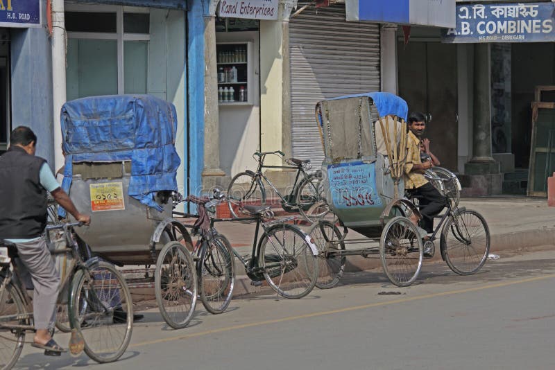 Cycle rickshaw editorial photo. Image of ethnicity, bicycle - 26178041