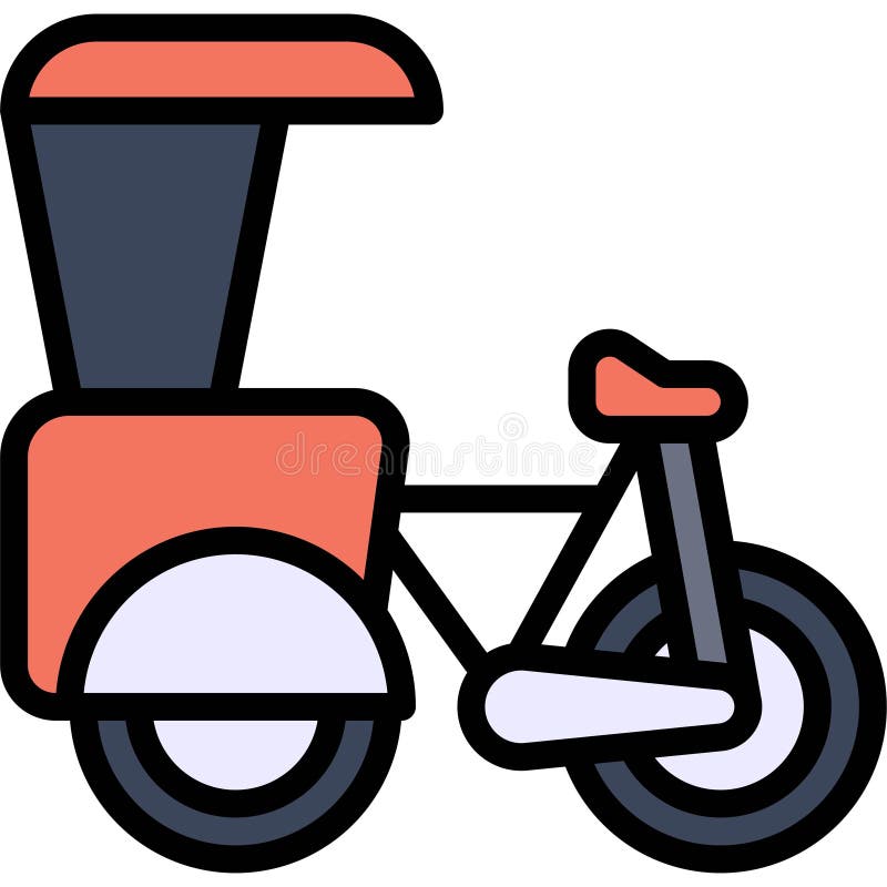 Cycle Rickshaw Stock Illustrations – 422 Cycle Rickshaw Stock ...