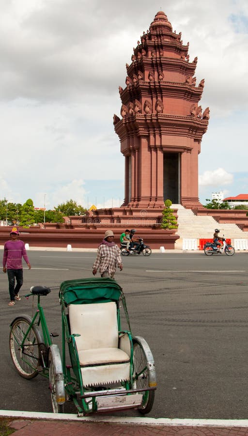 Cycle Rickshaw in Phnom Penh Cambodia Editorial Photo - Image of ...