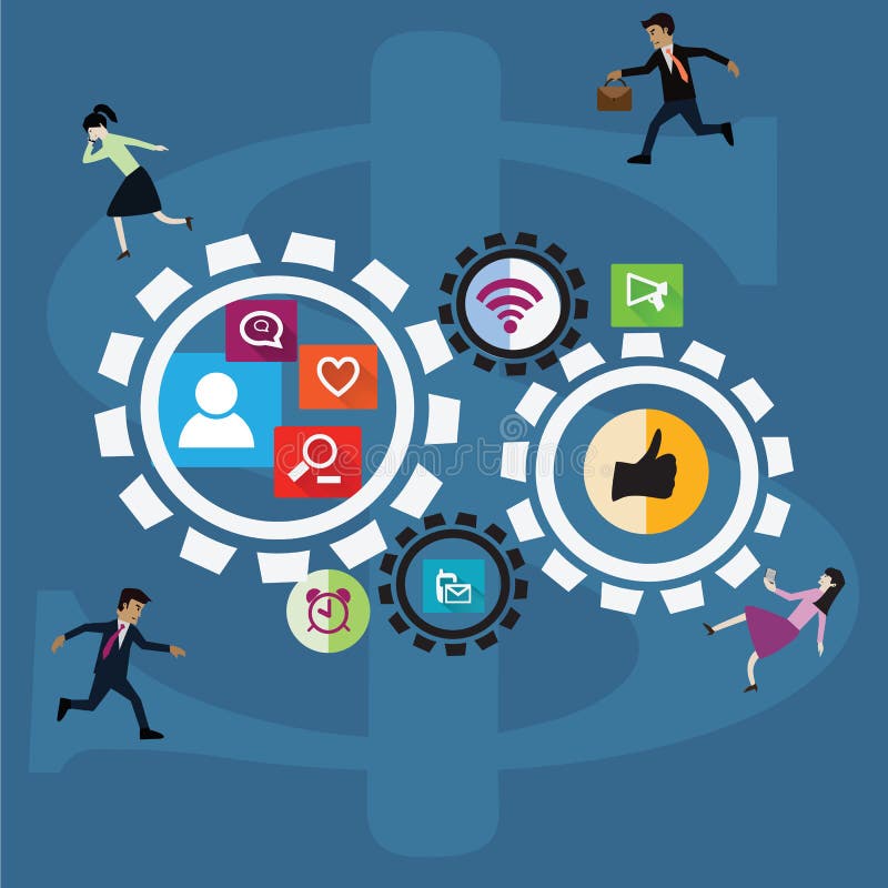 Cycle`s work of worker stock vector. Illustration of occupation - 87883380