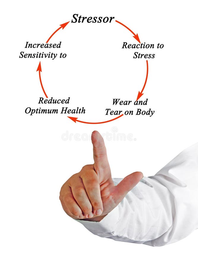 Cycle of stress stock image. Image of cycle, psychology - 85610151
