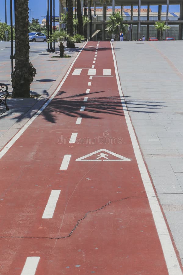Cycle track. stock photo. Image of simple, route, environmental - 48994082