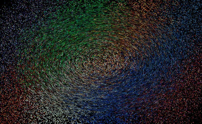 Color Cycle. Abstract Illustration. Abstract Texture. Stock Photo ...