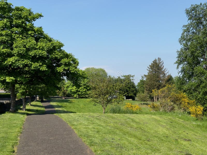 Cycle and Walk Path between Bridge of Weir and Kilmacolm Stock Image ...