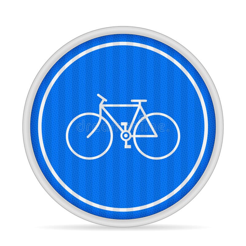 Cycles only road sign stock vector. Illustration of traffic - 242725567