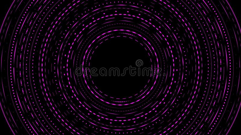 Cyclic Animation of Pink Circles Diverging. 2d Motion Stock Video ...
