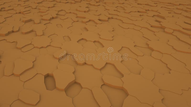 Cyclically Moving Surface. 3d Animation of a Seamless Loop Stock Video ...