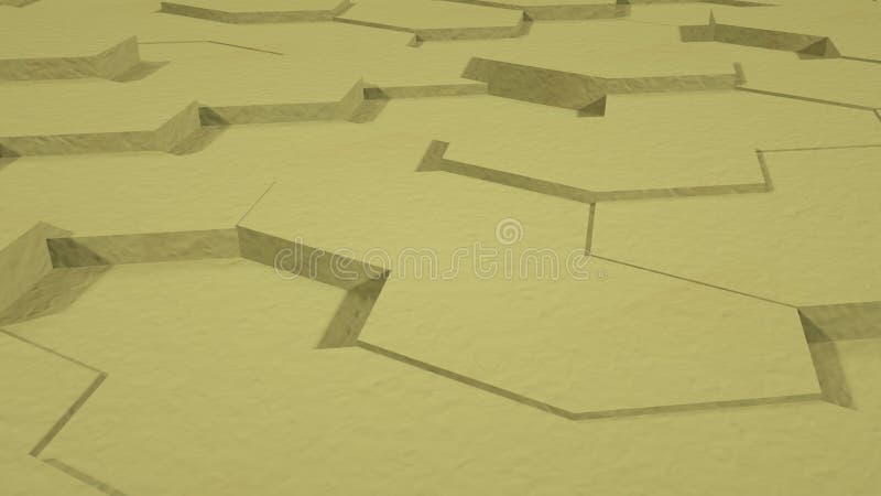 Cyclically Moving Surface. 3d Animation of a Seamless Loop Stock Video ...