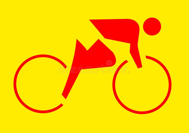 Cyclist stock vector. Illustration of event, cycling - 20447356