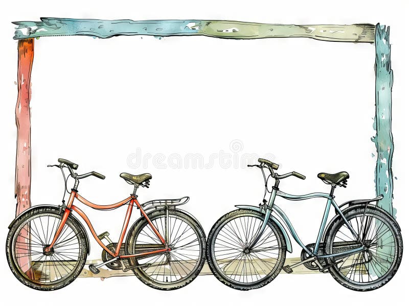 Cycling Background Graphic Template Stock Illustration - Illustration ...