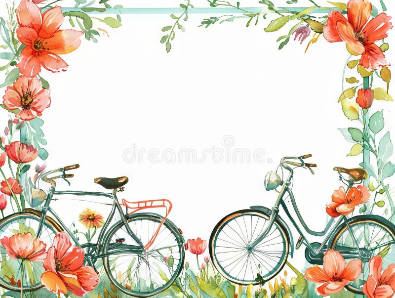 Cycling Background Graphic Template Stock Illustration - Illustration ...