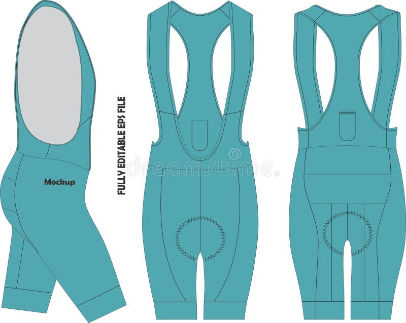 Cycling Vest Mock Ups Illustration Vector Stock Vector - Illustration ...