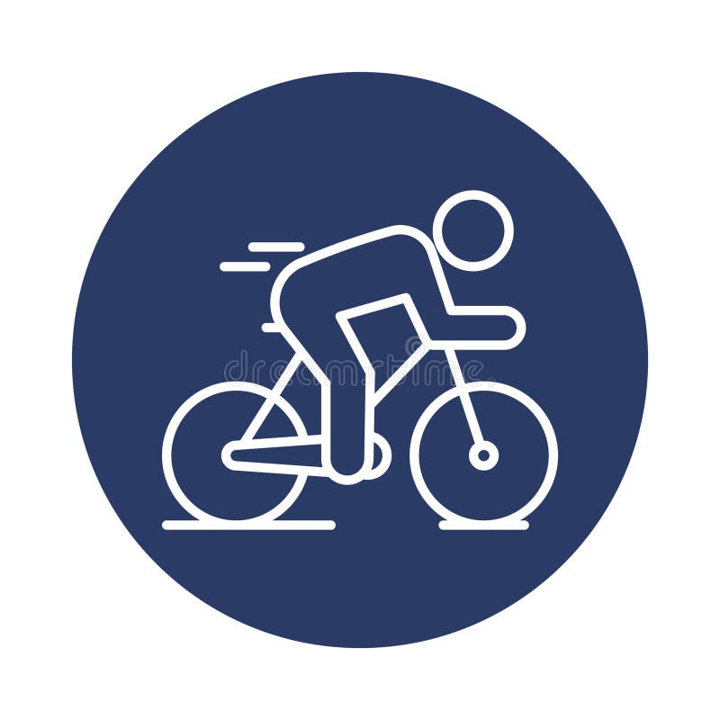 Cycling, Bicycle, Hill, Mountain, Tree, Cycling Ride Icon Stock Vector ...