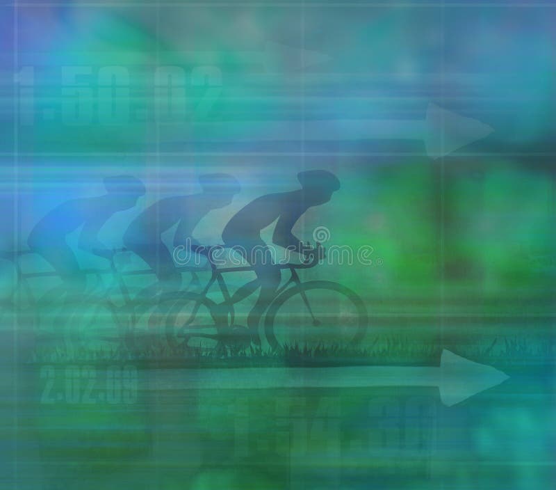 Cycling Design, Dark Background Stock Illustration - Illustration of ...