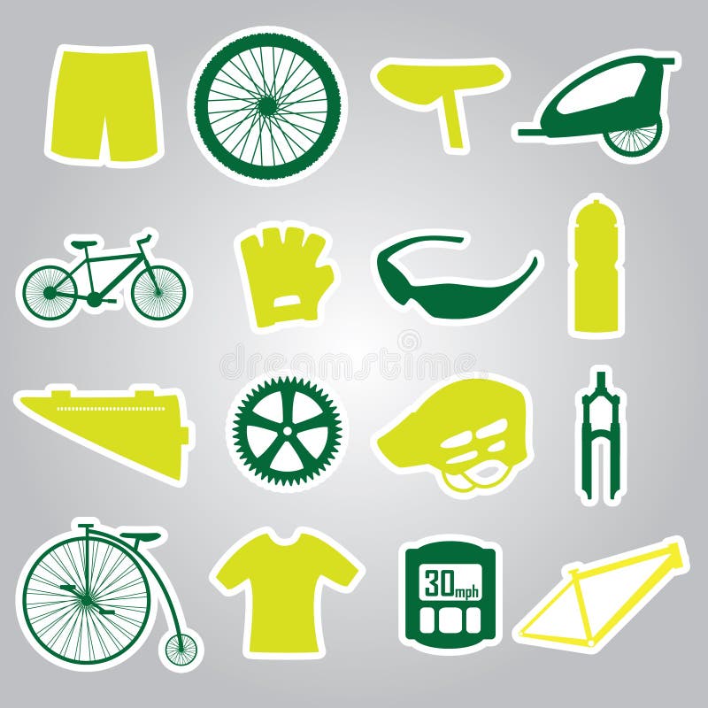 Cycling Icon Vector, Bicycle Solid Flat Sign, Pictogram Isolated on ...