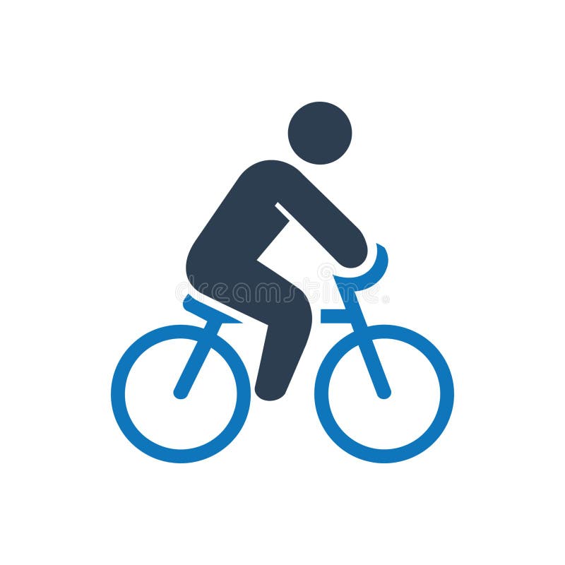 Cycling Icon stock illustration. Illustration of bike - 375316923