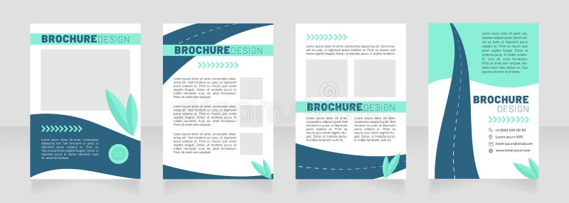 Cycling Brochure, Leaflet and Flyer Template Design Stock Vector ...